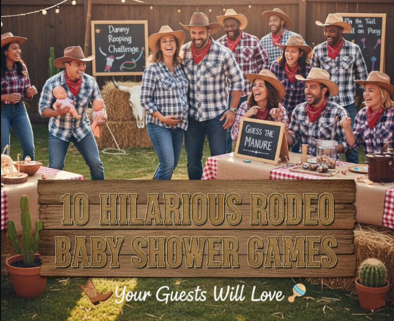 10 Hilarious Rodeo Baby Shower Games Your Guests Will Love