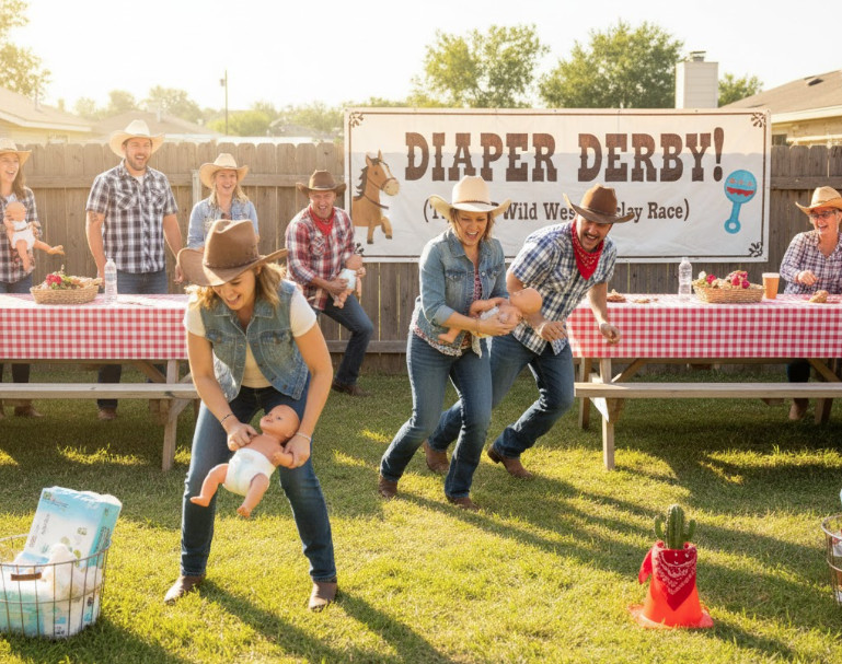 10 Hilarious Rodeo Baby Shower Games Your Guests Will Love